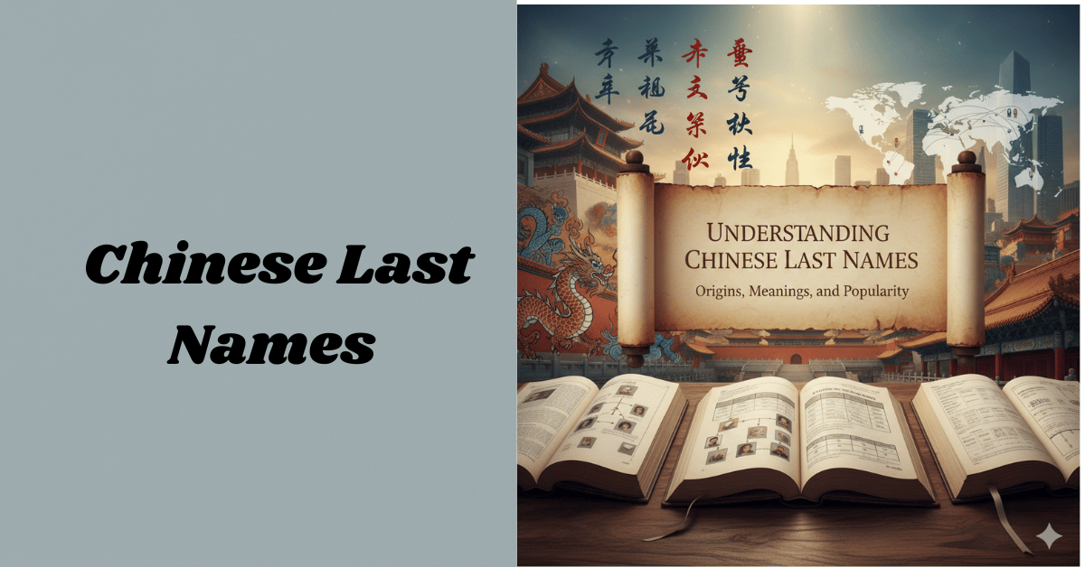 Understanding Chinese Last Names: Origins, Meanings